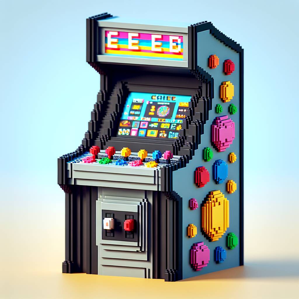 Free Comics Template | 3D voxel art model of - LlamaGen.Ai