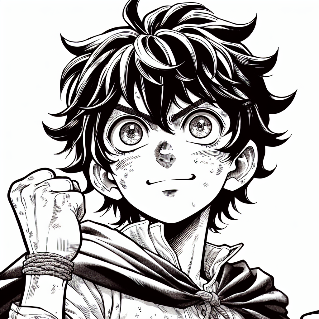 Free Comics Template | Japanese Manga Style of - LlamaGen.Ai