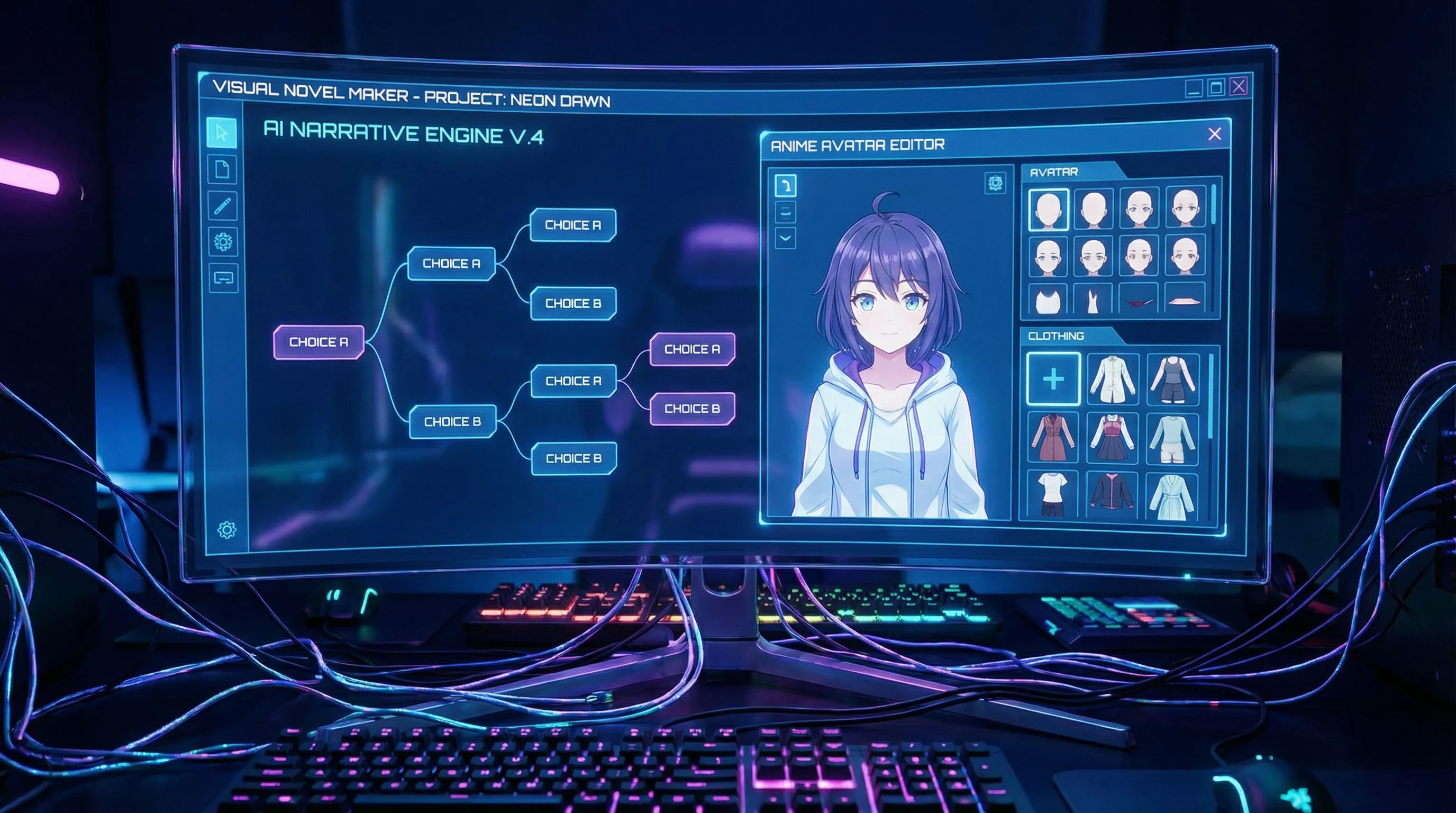 Best AI Visual Novel Generator 2026 - Create Interactive Stories | LlamaGen