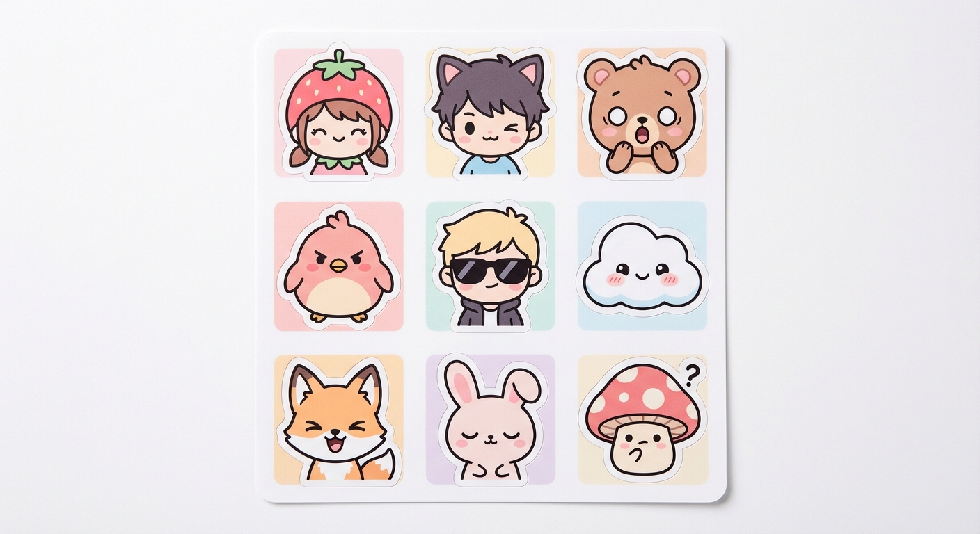 Free AI Chibi Sticker Maker — Create Cute Sticker Sheets Online ...