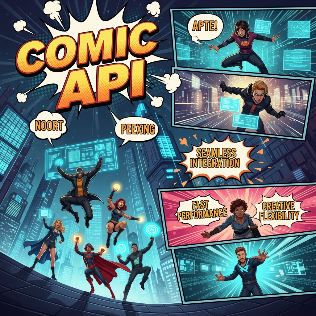 Comic API for Digital Publishers | Western-Style Comics | LlamaGen.AI