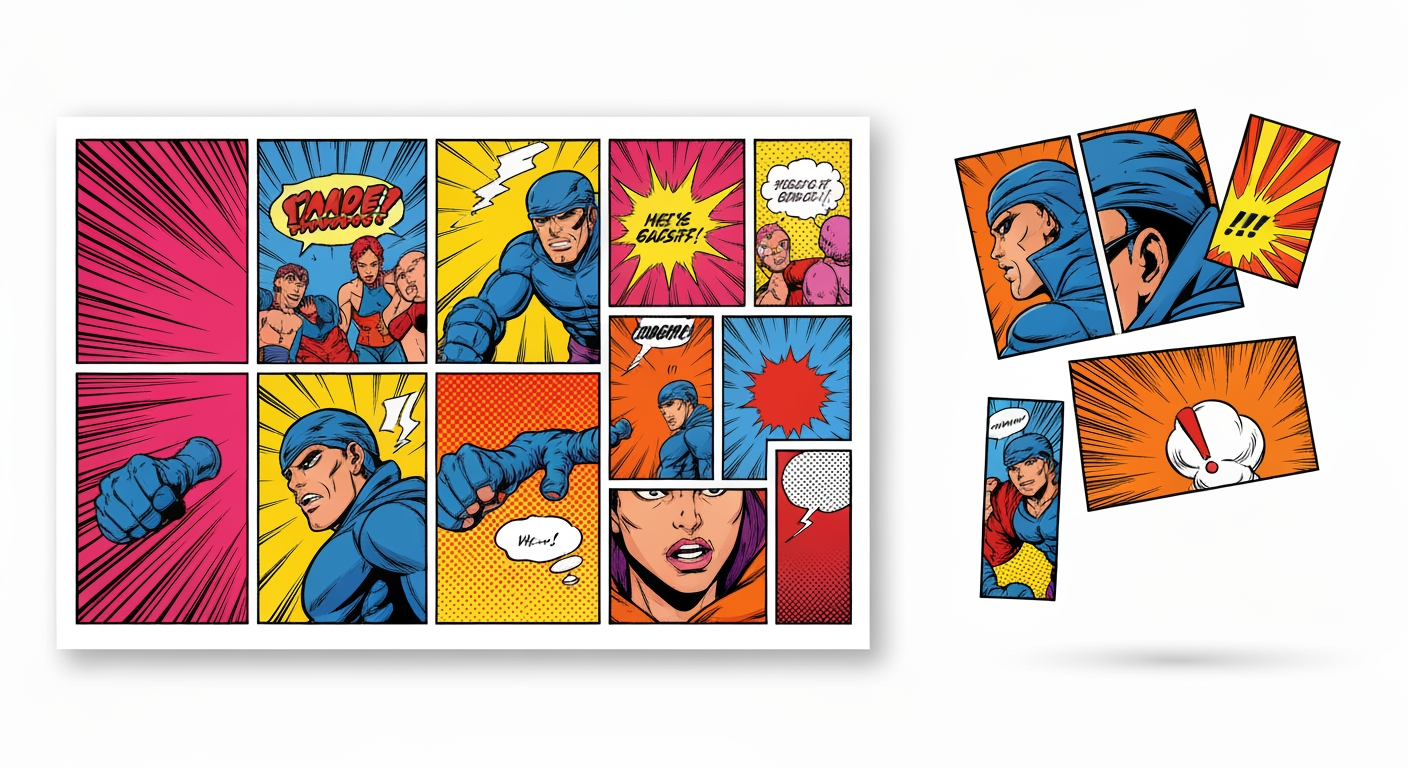 Comic Panel Segmentation Tool — Extract Comic Panels with AI | LlamaGen.ai