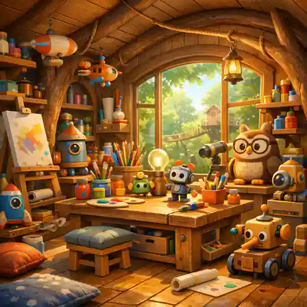 3D Render AI Art Generator for Comics & Story Scenes | LlamaGen