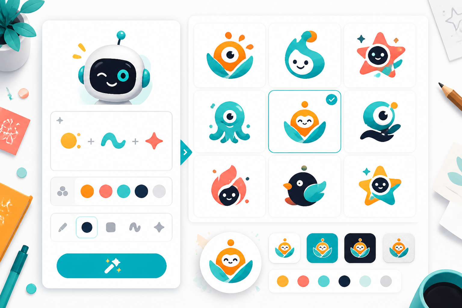 Cartoon Logo Generator | Create AI Cartoon Logos Online