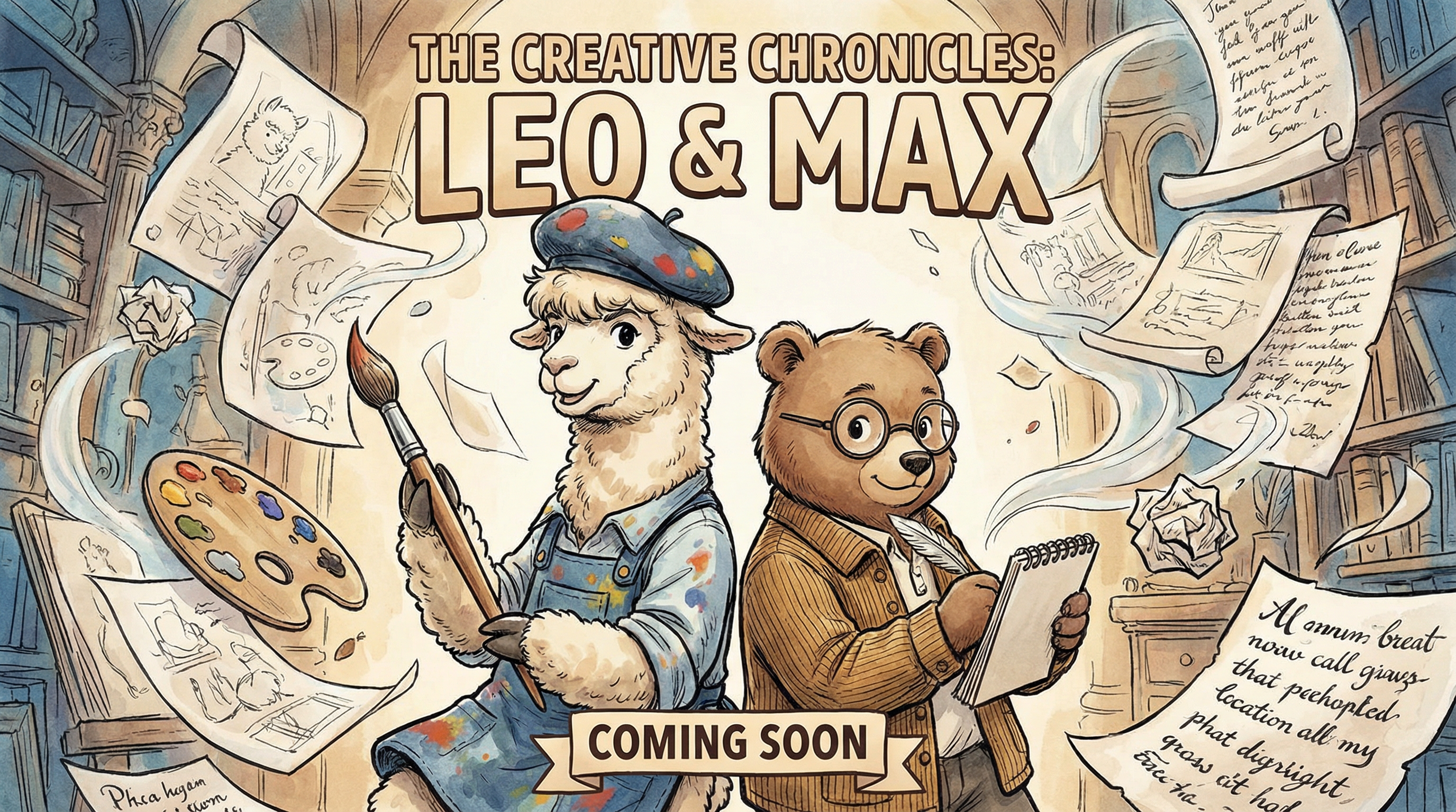 Leo & Max Layout 112 Japanese Manga Black & White Template